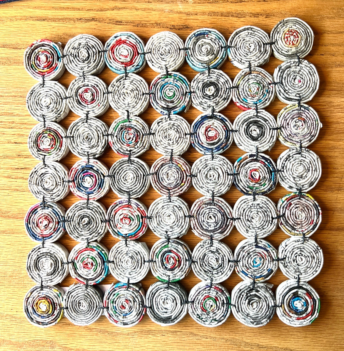 Recycled Paper Trivets (Hot Plate) from the Lao Disabled Women's Cente ...